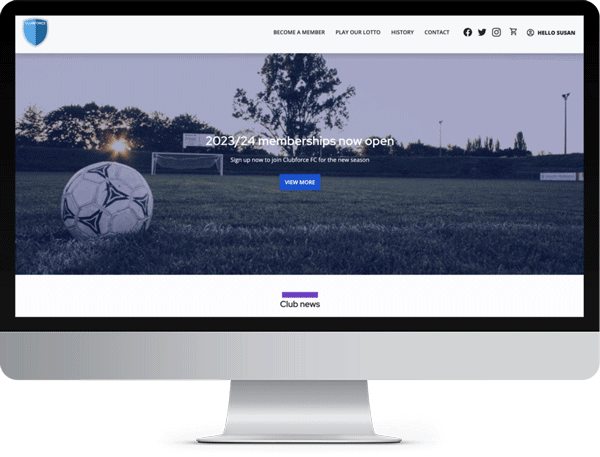 Manage your sports club with Clubforce NextGen